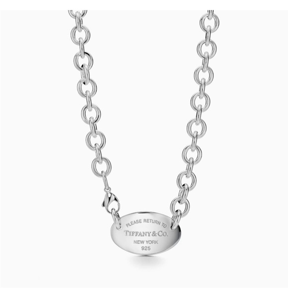 Tiffany & Co. | Jewelry | Tiffany Co Sterling Silver Chain Necklace ...